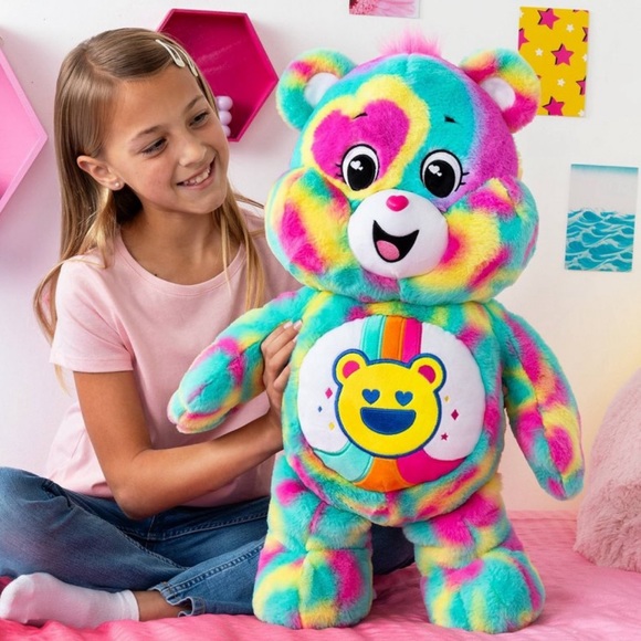 Care Bears | Toys | Care Bears 24 Good Vibes Bear Jumbo Plush Brand New ...